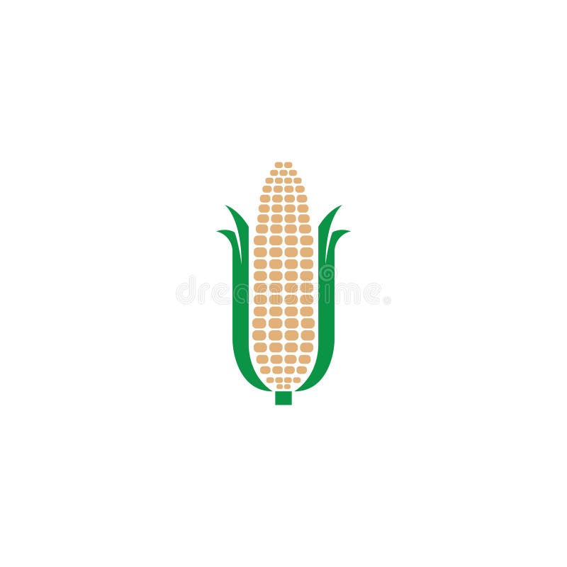 Sweet Corn Icon Logo Design Stock Illustration - Illustration of yellow ...