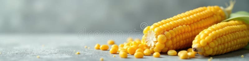 Sweet Corn Milk, Kernels Cob Elegant Gray Backdrop , Drink, Macro Stock ...