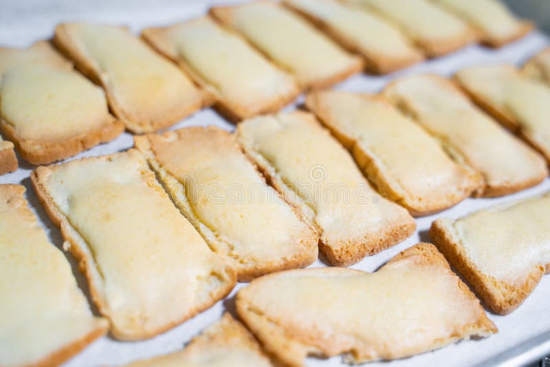 Sweet and Crispy Butter Bread Stock Photo - Image of cooking, homemade ...