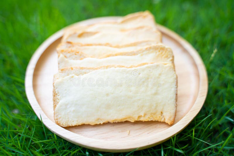 Sweet and Crispy Butter Bread Stock Image - Image of homemade ...