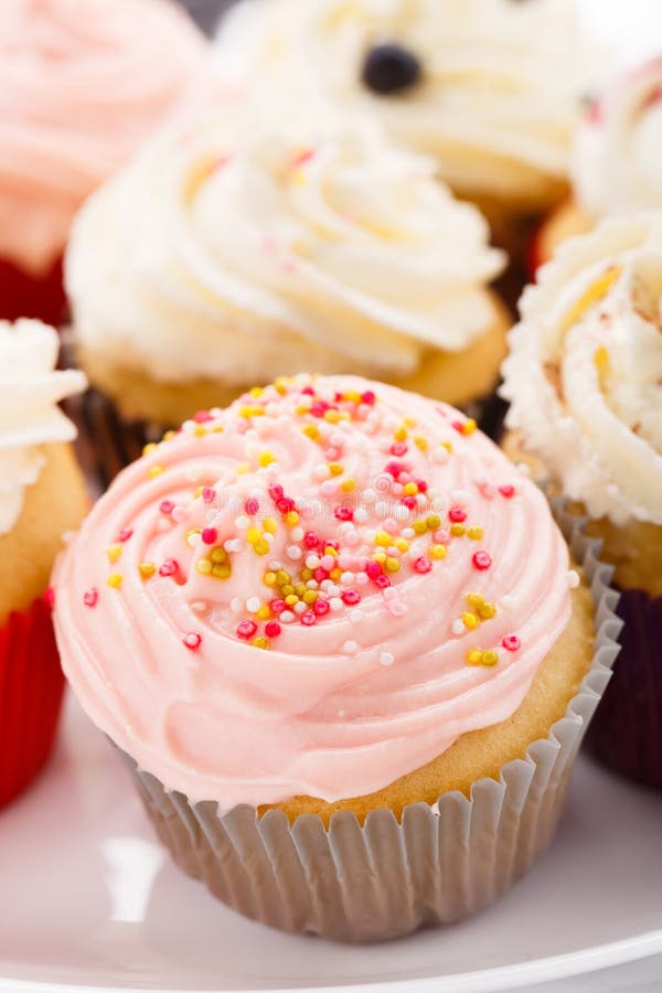 Sweet cupcakes stock image. Image of decoration, birthday - 41602105