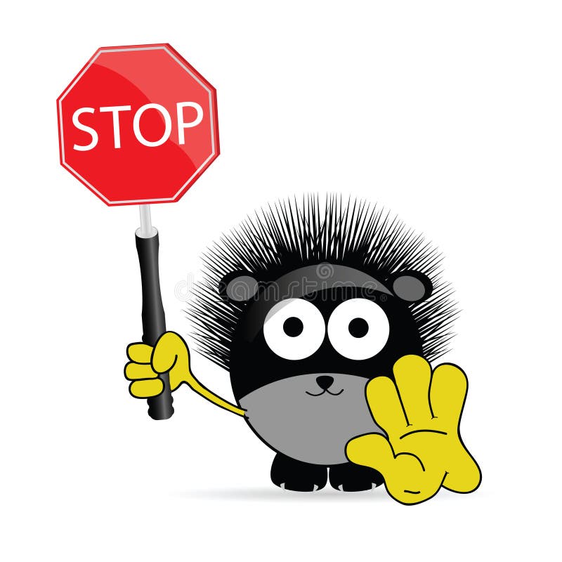 Cute Animal Stop Sign Stock Illustrations – 1,173 Cute Animal Stop Sign ...