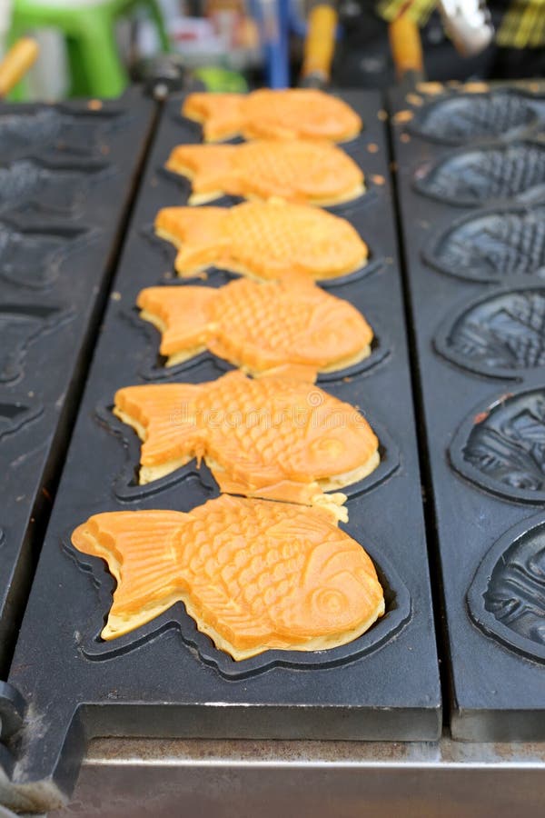 Sweet Dessert with Shape Fish on the Oven. Stock Image - Image of cake ...