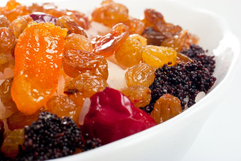 Sweet Dish with Rice and Candied Fruits Stock Photo - Image of organic ...