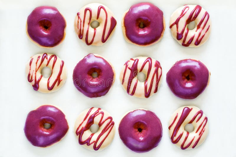 Sweet Donuts with Chocolate Coating. Stock Photo - Image of bakery ...