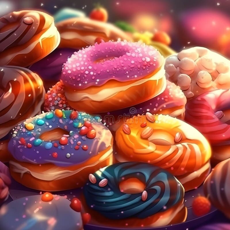 Donuts Work Stock Illustrations – 413 Donuts Work Stock Illustrations ...