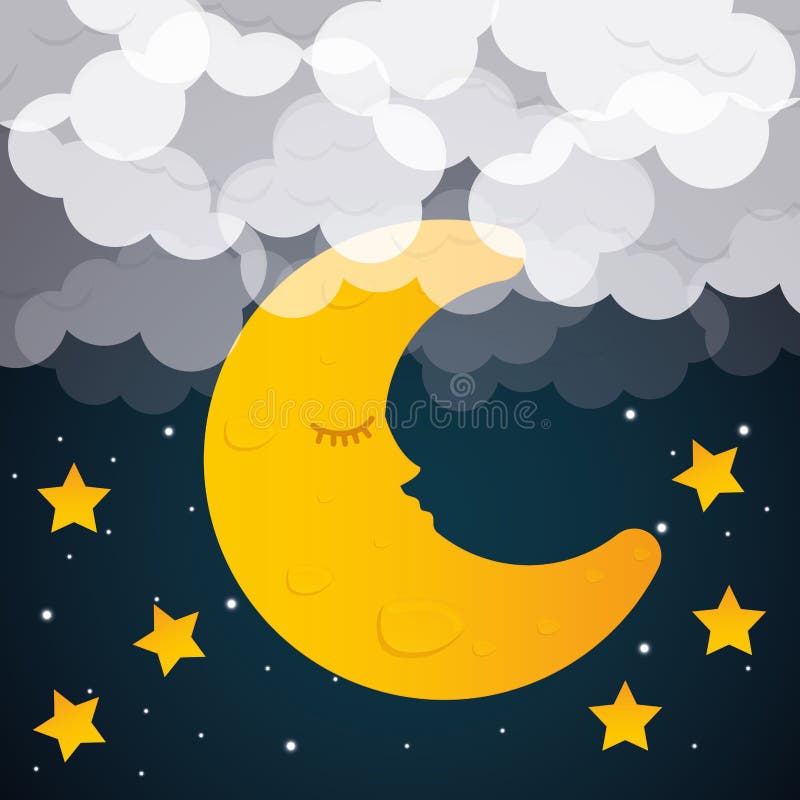 Sweet dreams design. stock vector. Illustration of dreams - 58706237