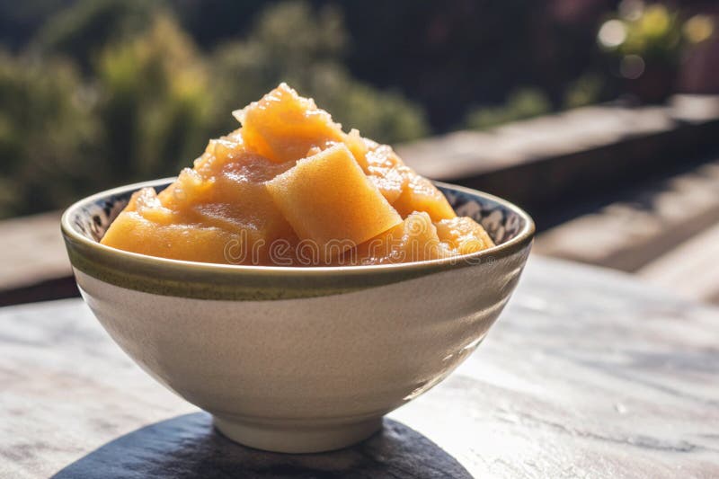 A Sweet Dulce De Mamon Papaya Jam in a Bowl Stock Illustration - Illustration of food, breakfast ...