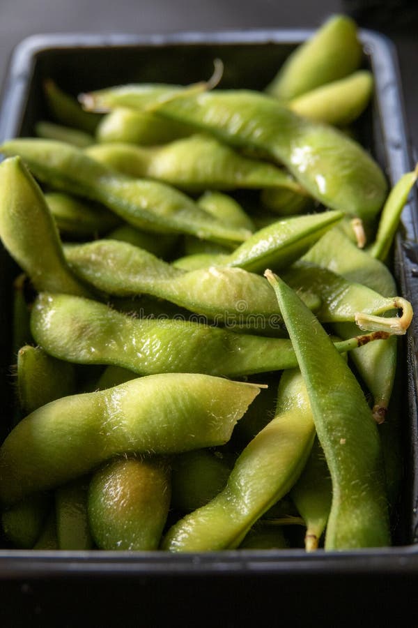 Sweet edamame peas stock photo. Image of healthy, blanched - 329612498