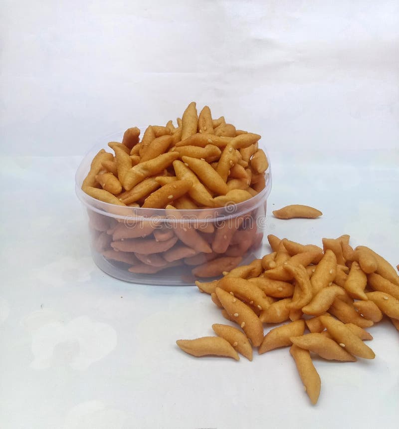 Sweet Egg Fish Snack or Camilan Telur Gabus Manis Stock Photo - Image ...