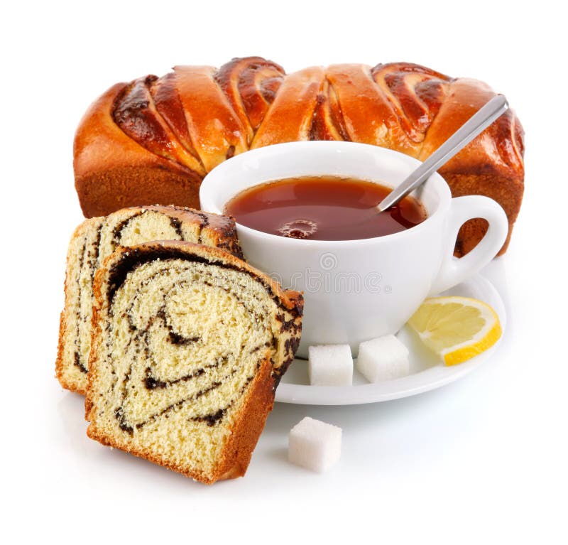 Sweet Fancy Baking with Tea Cup Stock Photo - Image of wheat, poppy ...