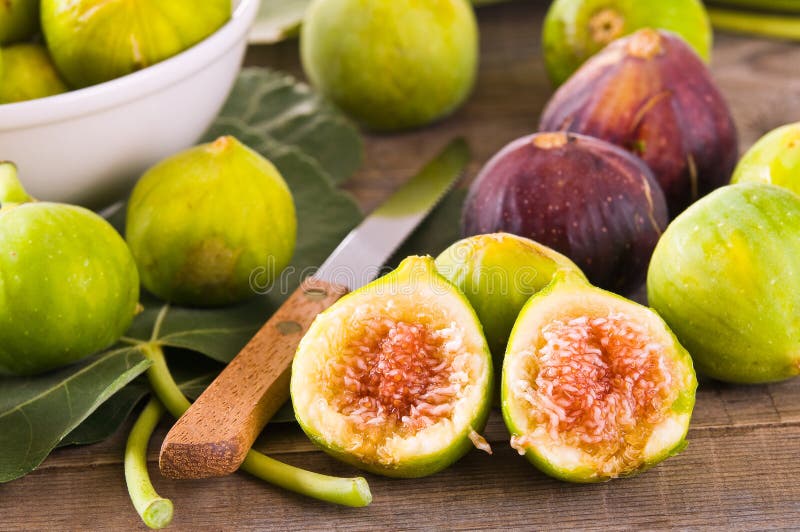 Sweet figs. stock photo. Image of gastronomy, glass, healthy - 60378480