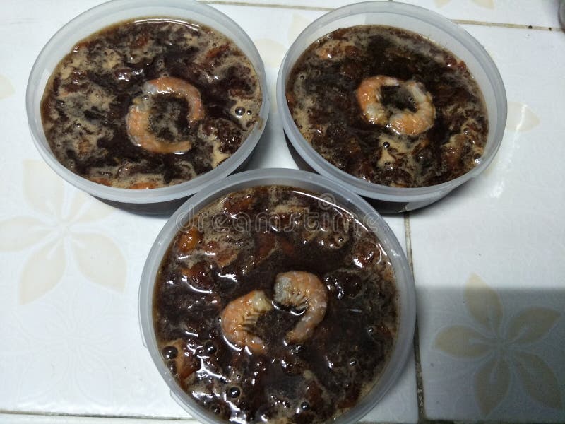 Sweet Fish Sauce is a Food that is Dipped with Fruit. Stock Image ...