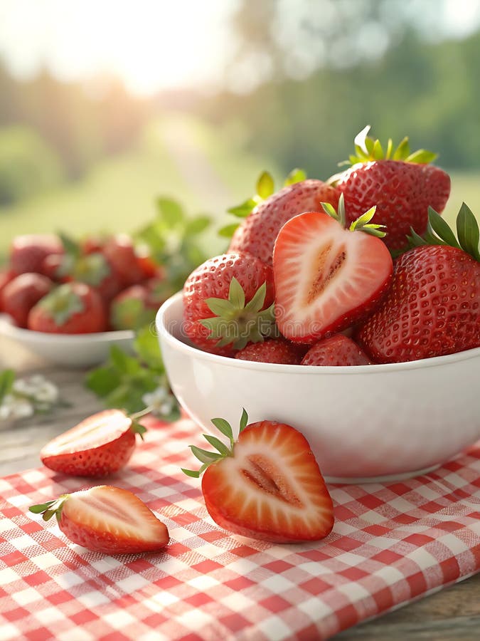 Sweet and Fresh Strawberry Concept for National Celebration Design ...