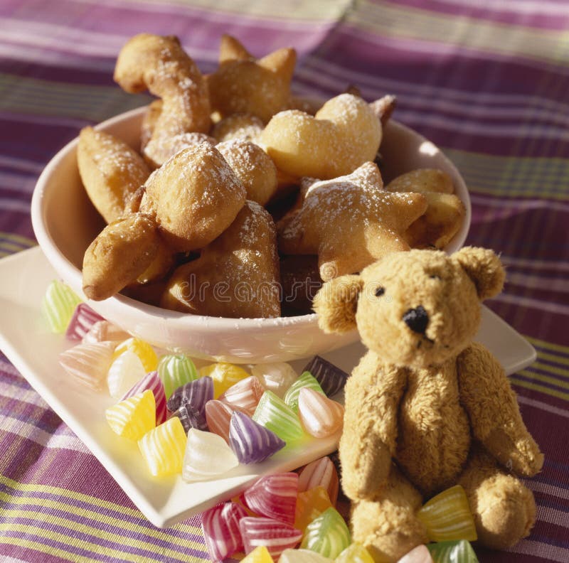 Sweet fritters stock photo. Image of finger, funny, afternoon - 23704852