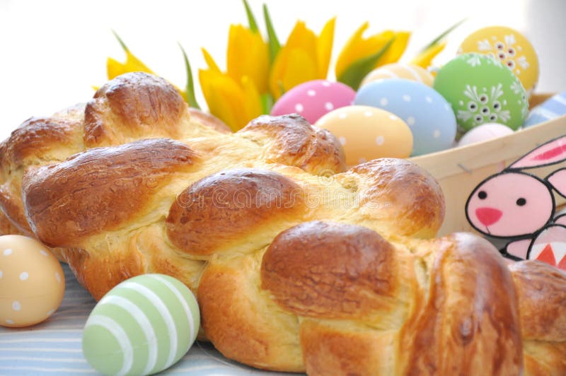 Sweet German Easter Bread stock image. Image of cookie - 29662583