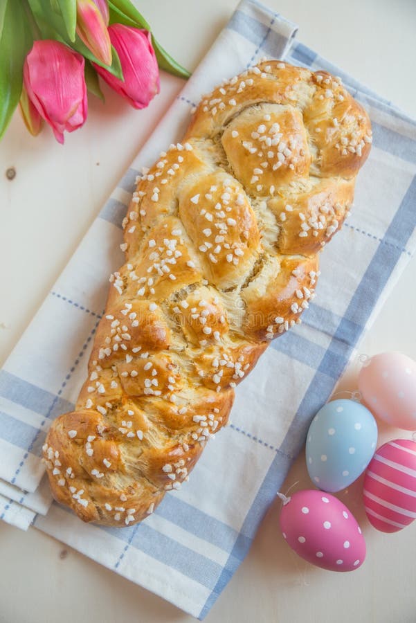 Sweet German Easter Bread stock photo. Image of cookie - 29139976