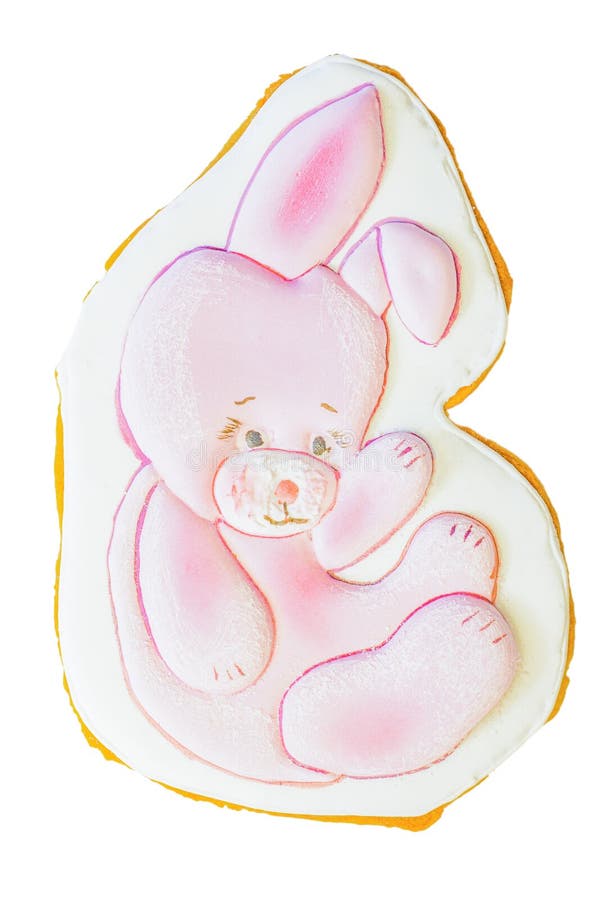 Gingerbread in the Form of a House. Vector Linear Illustration in ...