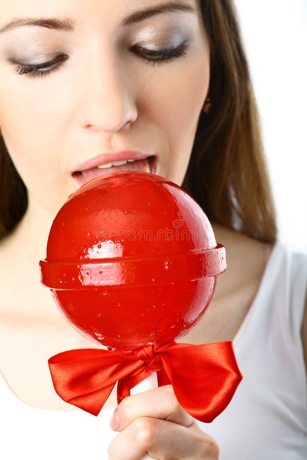 Sweet girl stock image. Image of cosmetics, dessert, relationship ...