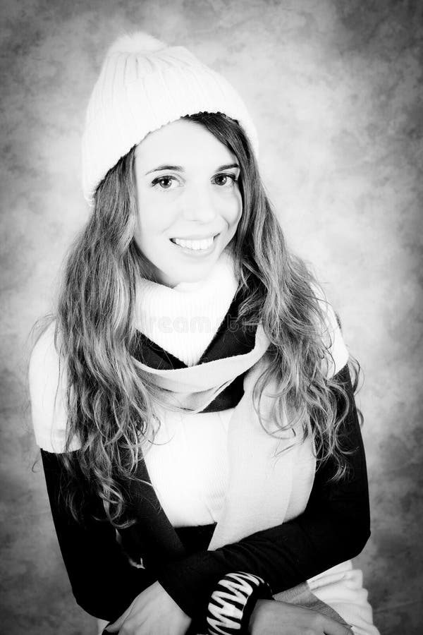 The sweet girl stock photo. Image of warm, girl, cold - 28768340