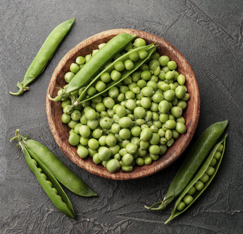 Sweet green peas stock image. Image of peas, snack, vegan - 220752299