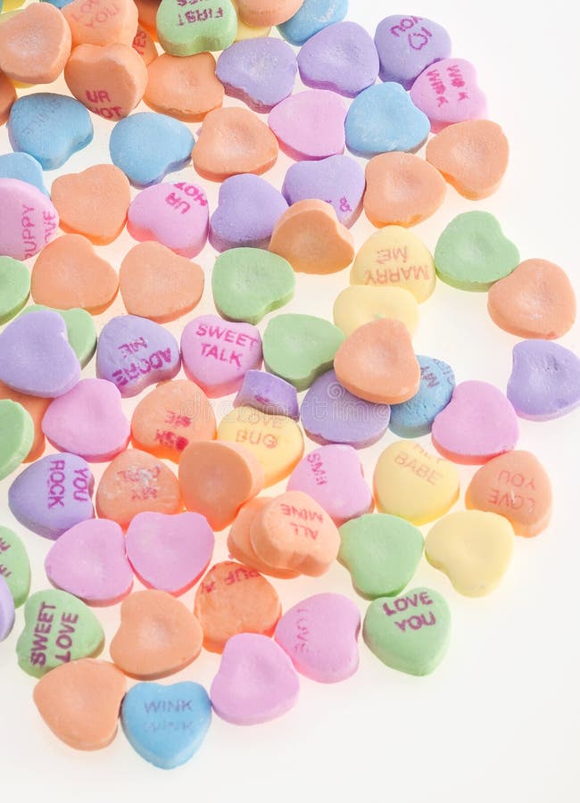 Sweet heart Candies stock photo. Image of isolated, junkfood - 21688702