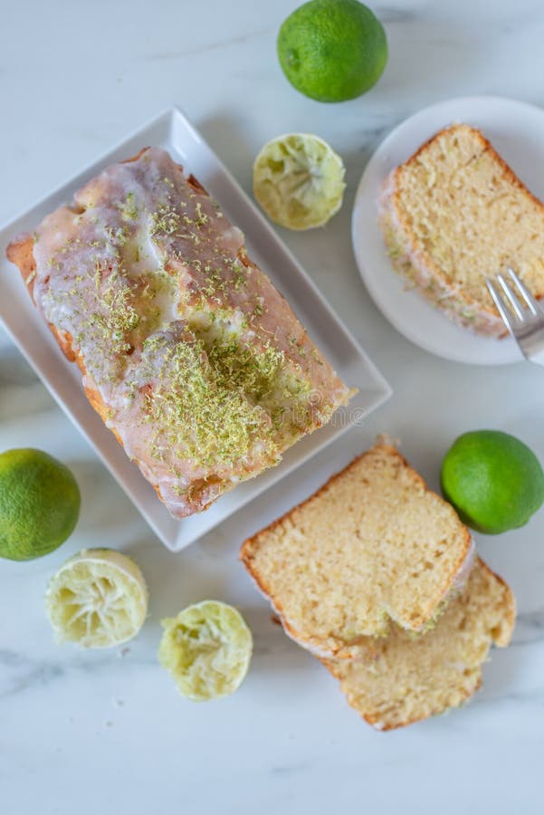 Sweet Home Made Lime Coconut Bundt Cake Stock Photo - Image of cuisine ...