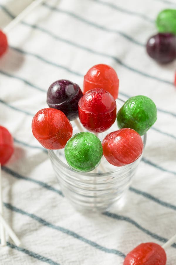 Sweet Homemade Sugar Sucker Stock Photo - Image of confection, pink ...