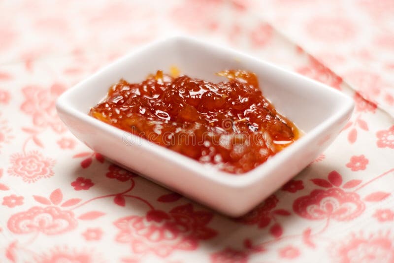 Sweet jam stock image. Image of snack, orange, food, blowing - 23117441