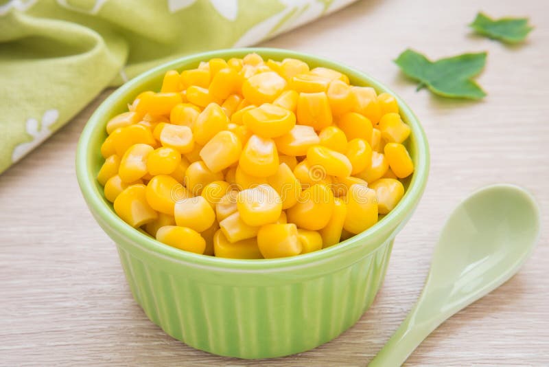 Sweet kernel corn in bowl stock image. Image of ripe - 45940983