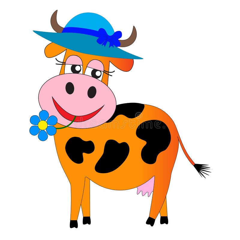 Dairy Cow Hat Stock Illustrations – 282 Dairy Cow Hat Stock ...