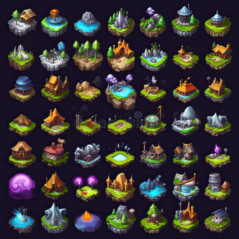 Sweet Land Game Ai Generated Stock Photo - Image of design, sweet ...