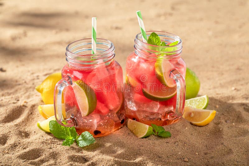 Sweet Lemonade As a Chilled Cold Drink Stock Image - Image of liquid ...