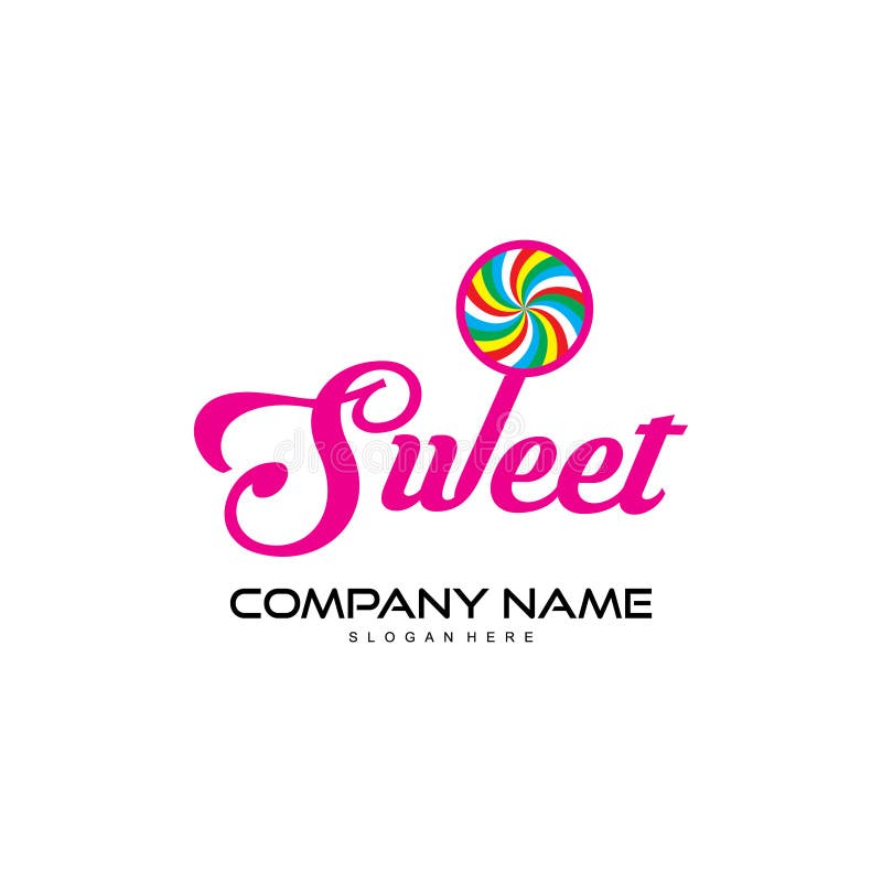 Sweet letter logo design stock vector. Illustration of colorful - 202602391
