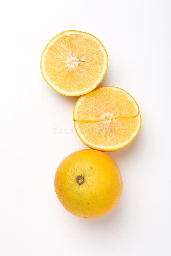 Sweet Lime Mosambi Fruit on White Background Stock Photo - Image of ...