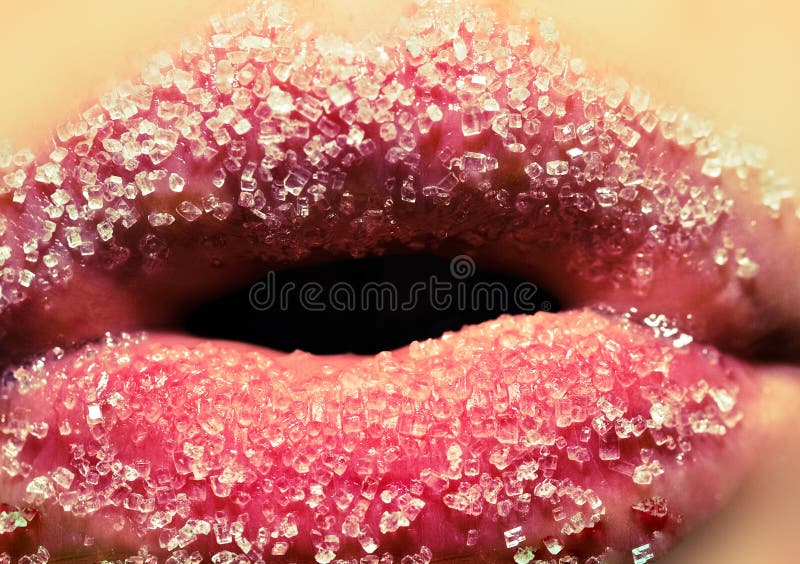 Sweet lips stock image. Image of glamour, glossy, face - 21450193