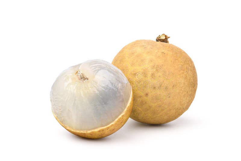 Sweet Longan with Cut in Half Stock Photo - Image of peel, healthy ...
