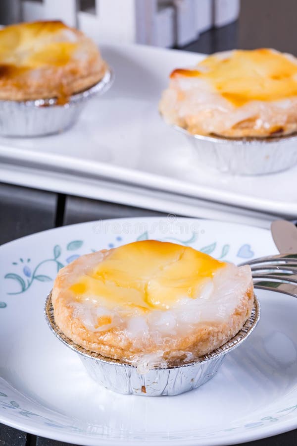 A Sweet Macapuno Custard Pie Stock Photo - Image of philippines, fruit ...