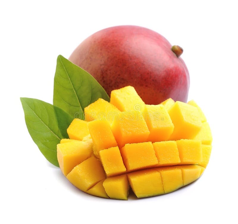 Mango cut stock image. Image of diet, isolate, mango - 19049323