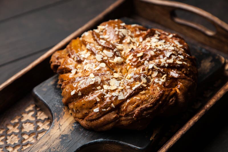 Sweet maple syrup bread stock image. Image of food, baked - 117236301