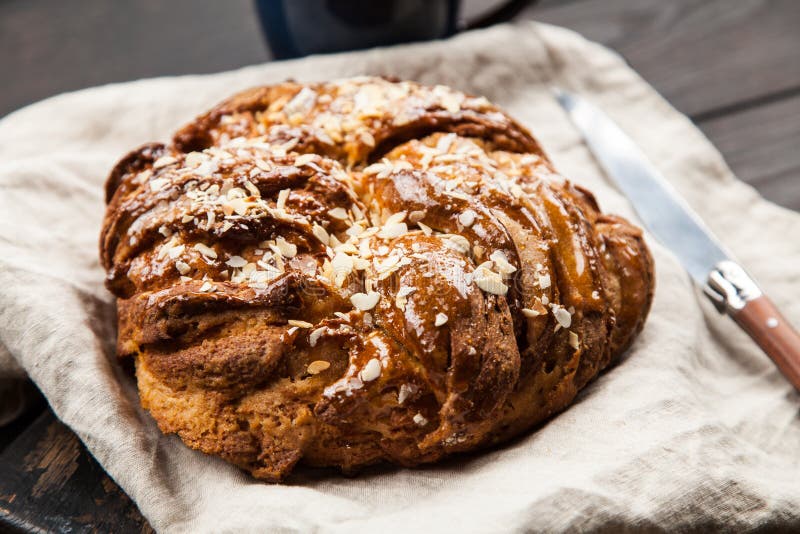 Sweet maple syrup bread stock photo. Image of dessert - 113798738