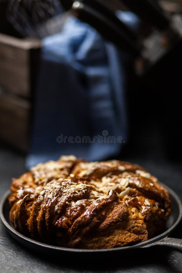 Sweet maple syrup bread stock image. Image of black - 113602987