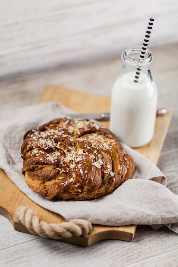 Sweet maple syrup bread stock image. Image of easter - 116734195