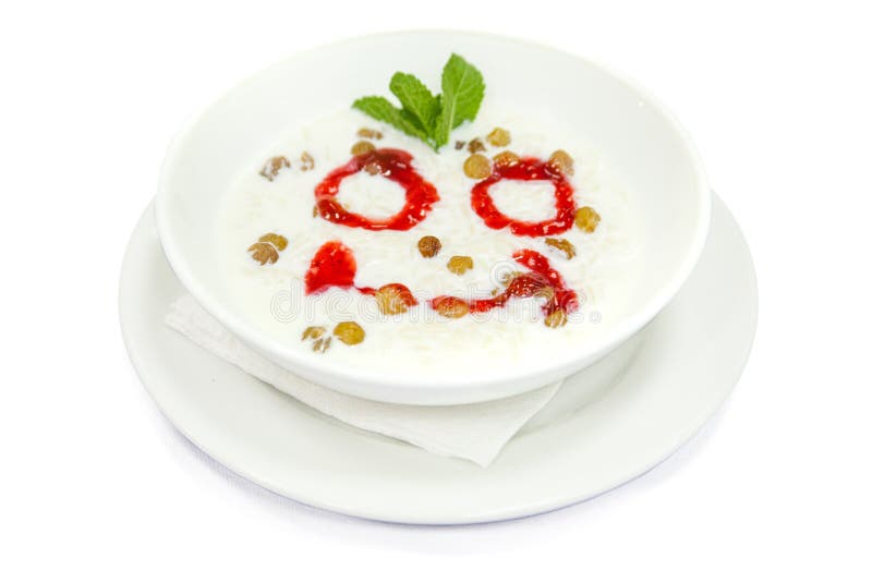 Sweet milk soup with rice stock photo. Image of sweet - 37447948