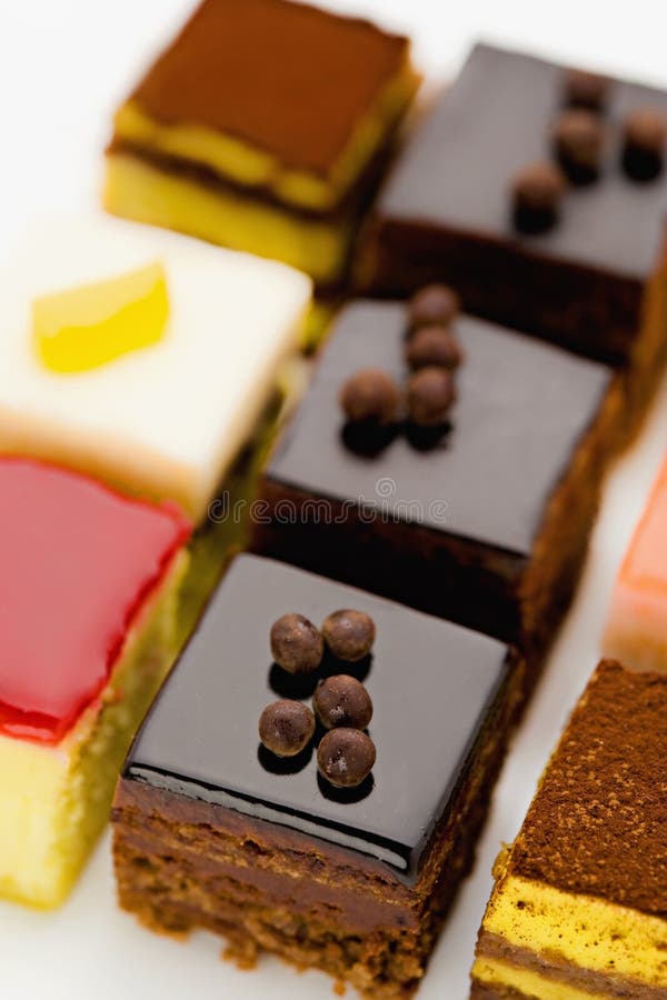 Sweet mini pastries stock image. Image of confectionery - 8837795
