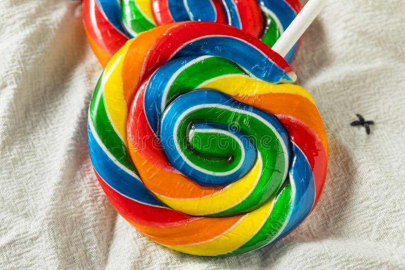 Sweet Multi Colored Lollipops Stock Image - Image of orange, lollipop ...