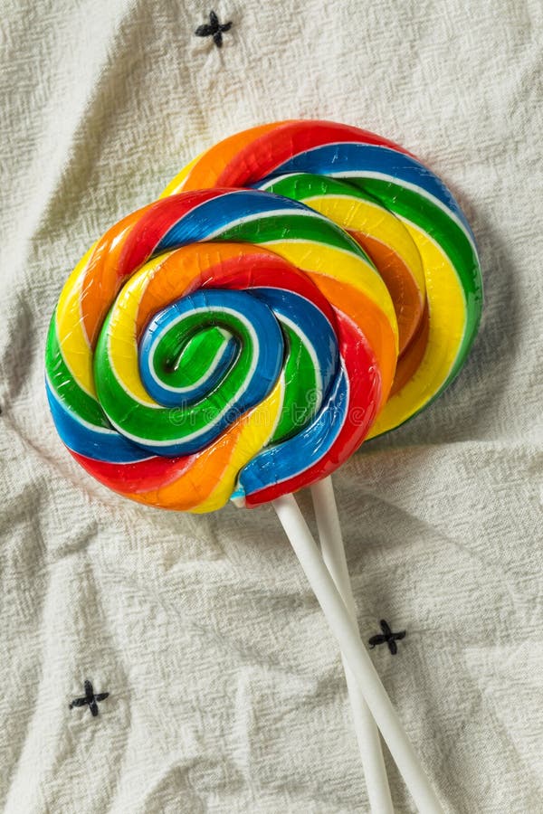 Sweet Multi Colored Lollipops Stock Image - Image of orange, lollipop ...