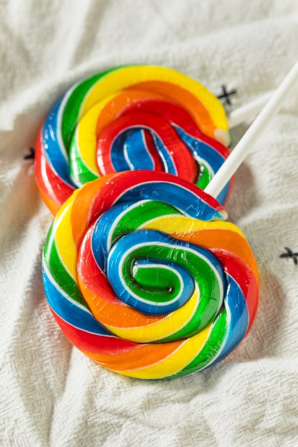 Sweet Multi Colored Lollipops Stock Image - Image of orange, lollipop ...