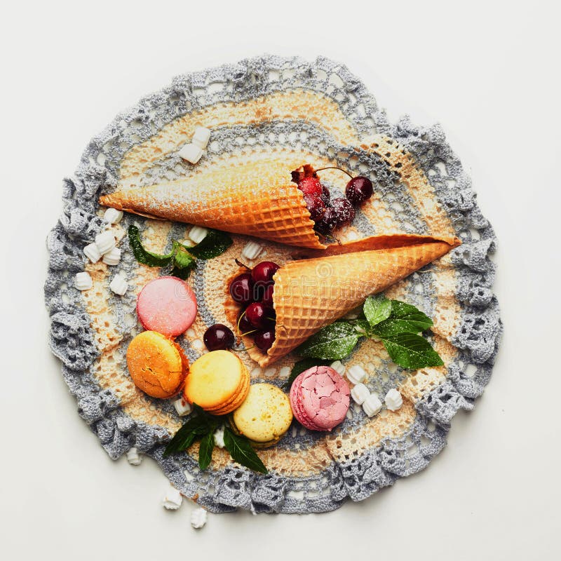 Sweet Objects. Desserts Food. Still Life Stock Photo - Image of eating ...