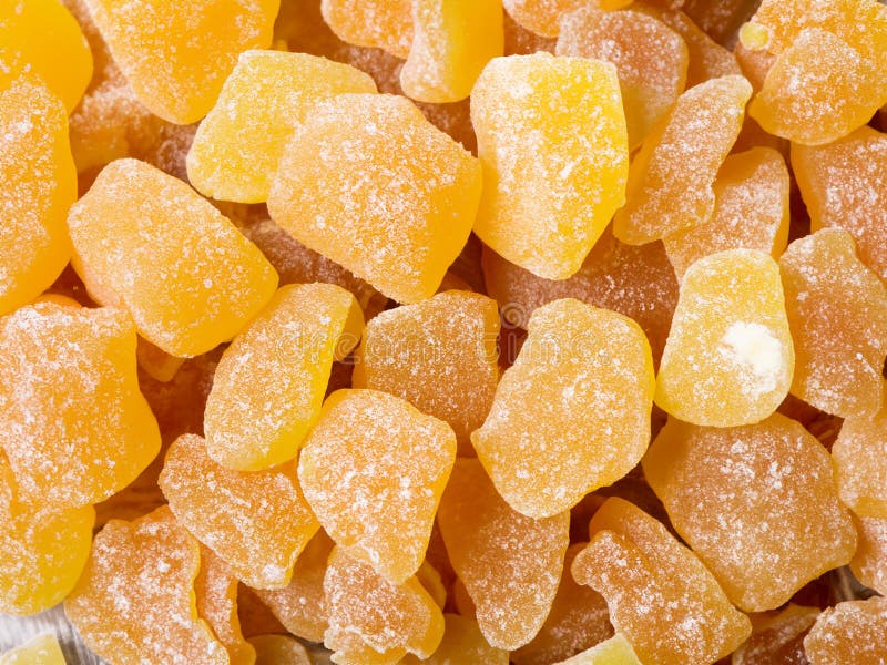 Sweet and Orange Jelly Candies Stock Image - Image of heap, fruit ...